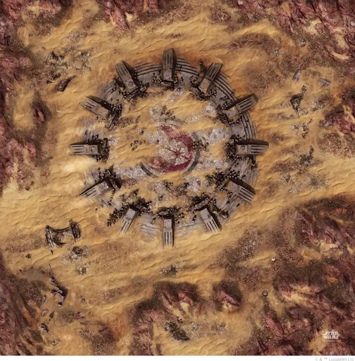 Star Wars: Legion - Playmat Desert Ruins 3' x 3' – WellPlayed.ch
